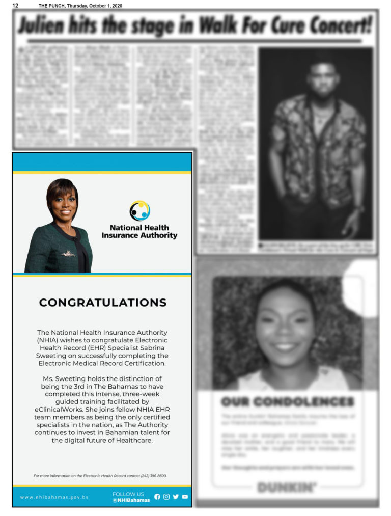 NHI Welcomes it’s 3rd EHR Specialist – NHI Bahamas